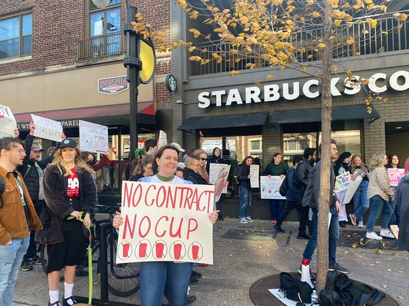 Madison Starbucks workers walk out of work on the busiest day of the ...