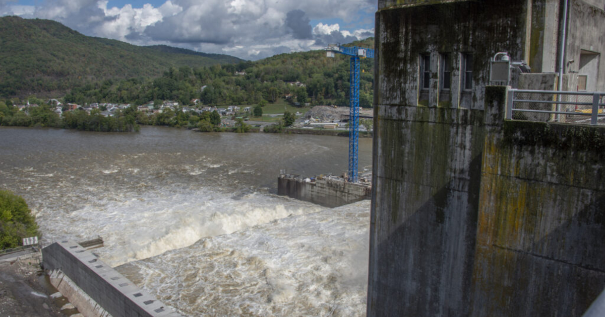 Bluestone Lake levels higher because of Hurricane Helene waters ...