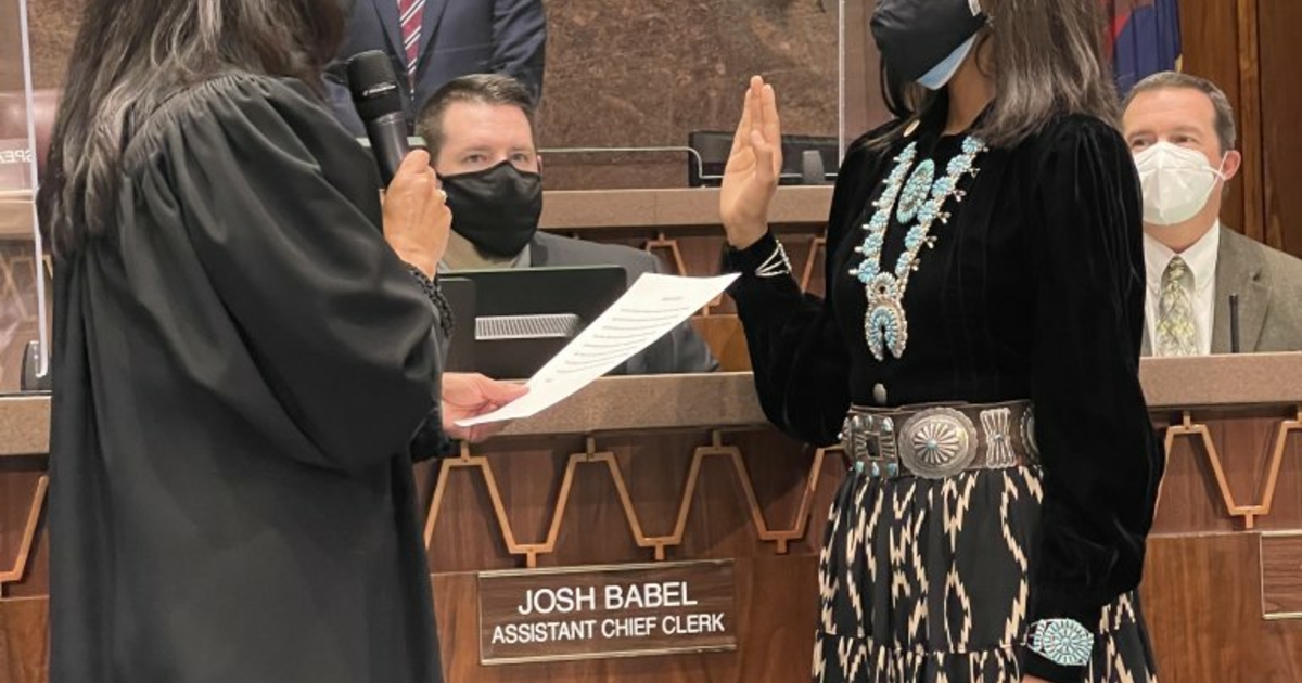 Jasmine Blackwater-Nygren sworn in as youngest Arizona lawmaker | News ...