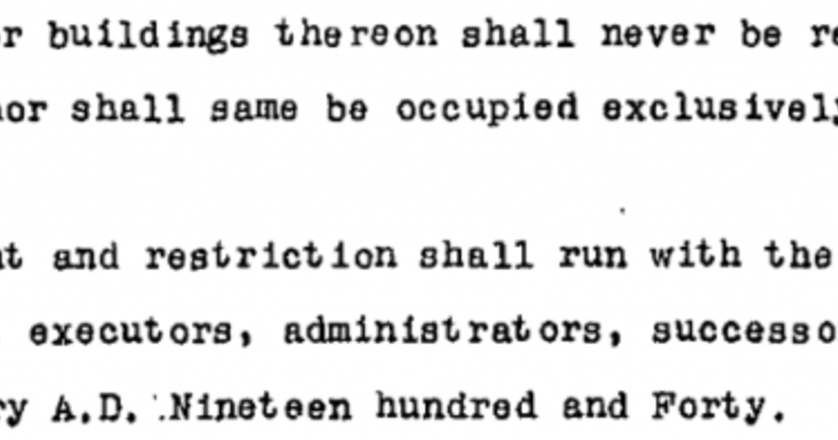 Mapping prejudice: How the legacy of racial covenants still haunts ...